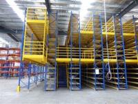 China Multi Flooring Mezzanine Racking System Industrial Warehouse Mezzanine Shelving for sale