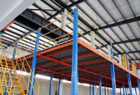 China Modular Heavy Duty Industrial Steel Warehouse Mezzanine Floor Panels Powder Coating for sale