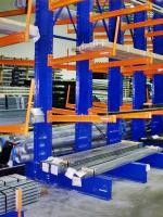 China Double Side Heavy Duty Cantilever Steel Racks Customized For Warehouse for sale
