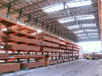 China PVC Pipe Storage Steel Cantilever Sheet Metal Rack , Cantilever Arm Rack For Timber Storage for sale
