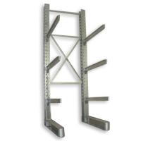 China Q235B Steel Heavy Duty Cantilever Racking Steel Pipe Warehouse Storage Rack for sale