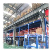 China Industrial Steel Platform Warehouse Pallet Racking Customized With Stairs Handrails for sale