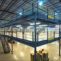 China Heavy Duty Steel Warehouse Pallet Racks Metal Mezzanine Platform Shelf Customized for sale