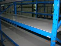 China Light Duty Longspan Shelving 4 Layers Steel Metal Storage Rack Shelf For Warehouse for sale