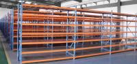 China Light Duty Longspan Shelving 4 Layers Steel Metal Storage Rack Shelf For Warehouse for sale