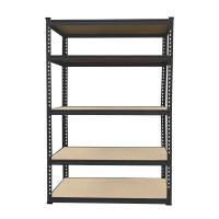 China 5 Tier Adjustable Heavy Duty Utility Rack Garage Metal Storage Rack Shelving Unit for sale