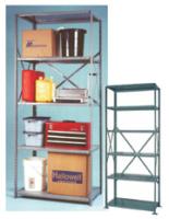 China Steel Panel Slotted Angle Light Duty Shelving Racking System for sale