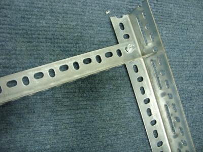 China Custom Iron Household Slotted Angle Steel Shelving for Warehouse Storage for sale