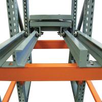 China Warehouse Storage Push Back Pallet Racking System Heavy Duty High Density for sale