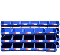 China PP PE Plastic Shelf Storage Bins Stackable for Industrial Warehouse Tool for sale