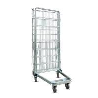 China Metal Warehouse Storage Cage Nesting Security Roll Container Trolley Cage for sale