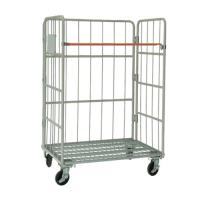 China Industrial Wire Mesh Warehouse Storage Containers Folding Galvanized Welded for sale