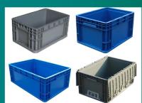 China Plastic Stackable Tote For Automated Storage And Retrieval System Mini Load ASRS for sale