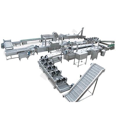 China Chips potato making machine french fries production line making machine potato chips processing line for sale