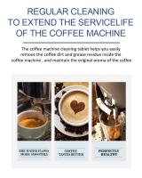 China Certified and Effective Coffee Cleaning Tablet Removes Oil Stains from Coffee Machines for sale
