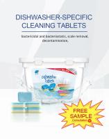 China Solid Detergent Dishwasher Tablets Somat All In 1100 for Cleaning for sale