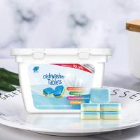China Sustainable Dishwasher Cleaning Tablet Detergent Concentrated 20g Dish Tabs OEM ODM for sale
