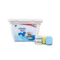 China Solid Dishwasher Tablets for Kitchen Cleaning Multifunctional Detergent Concentrated for sale