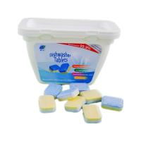 China LOGO/OEM/ODM D Pods Solid Detergent Dishwasher Cleaner Tablets for Concentrated Cleaning for sale