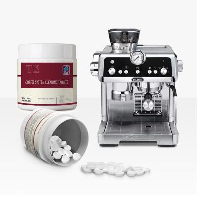China 100 Pcs Green Sterilization Disposable Coffee Machine Cleaning Tablets Easy Detergent for sale