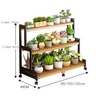 China Living Room Cabinet, Storage Shelf for , Plants Pot display with Wheels, Multy Layered Rack Flower for sale