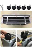 China Portable Folding Bed with Mattress for Adults Rolling Camping Cot Pull Out Guest in room Wheels Outdoor Sleeper for sale