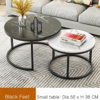 China Center Coffee Table Sofa Side Modern Rack Bedside Tables Set of Two Combination for Salon Luxury in Living Room Furniture for sale