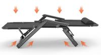 China Premium Lazy Designer Recliner Sofa Foldable Bed Comfy Living Room Chairs Bracket Modern Balcony Easy Chaise Design Furniture for sale