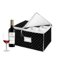China Premium Stemware Storage Case with Divider for Wine Glasses, Champagne , Glassware Container, Organization Box for sale