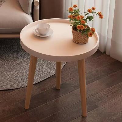 China Small Coffee Table, Round with 3 Feets, Stable Side End for Living Room, Bedroom, Office for sale