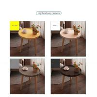 China Small Coffee Table, Round with 3 Feets, Stable Side End for Living Room, Bedroom, Office for sale