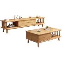 China Mid Modern Media Console, TV Stand Cabinet in Living Room Coffee Table Low with Storage Drawers for sale