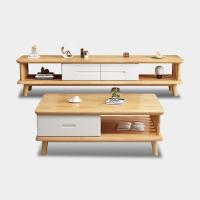 China Living Room TV Furniture Television Stand Rack Storage Cabinet with Glass Door Wooden Holder in for sale