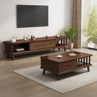 China Living Room TV Furniture Television Stand Rack Storage Cabinet with Glass Door Wooden Holder in for sale