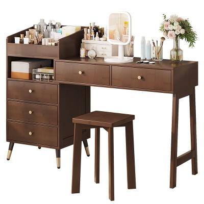 China Vanity Table Large Capacity Makeup Storage with Drawer Dressing Home Furniture in Bedroom Living Room for sale