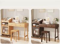 China Vanity Table Large Capacity Makeup Storage with Drawer Dressing Home Furniture in Bedroom Living Room for sale