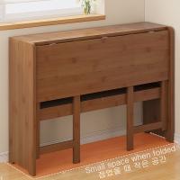 China Mail Packing Y Bamboo Folding Desk for Small Spaces Laptop Workstation Table Office Study Desk Cabinet Storage Shelf for sale