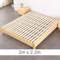 China Double Person Twin Size Frame Mid-Century Wooden Bed Platform with Easy Assembly and Large Capacity Modern Design Style for sale