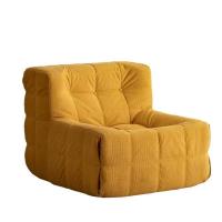 China Fabric Cover Material Vacuum Compression Sofa Simple Chair for Bedroom Balcony Tatami Single Space-Saving Mail Packing for sale