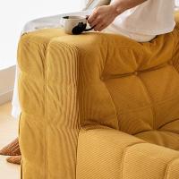 China Fabric Cover Material Vacuum Compression Sofa Simple Chair for Bedroom Balcony Tatami Single Space-Saving Mail Packing for sale