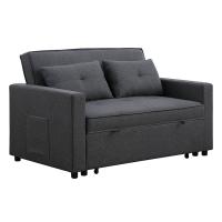 China Space Saving Pull Out Sofa Couch Simple Design Folding Bed With Metal Frame Multi-funtional Sleeper with for sale