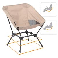 China Metal Tube Frame Ultralight Collapsible Portable Chair Camping Moon  for Fishing Picnic Beach Travel Seater with Carry Bag for sale