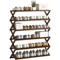 China Shoe Rack Folding Shelves Space Saver, Apartment Collapsible Organizer, Free Installation Storage for Entryway for sale