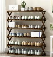 China Shoe Rack Folding Shelves Space Saver, Apartment Collapsible Organizer, Free Installation Storage for Entryway for sale