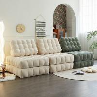 China Tatami Lazy Sofa Living Room Bedroom Waffle Small Apartment Tofu Block Single Reclining Leisure Bed for sale
