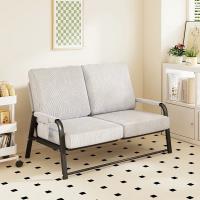 China Japanese Two-seater Sofa Chair for Sitting and Lying on, Corduroy Fabric Bed for sale