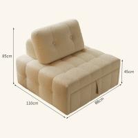 China Convertible Folding Sofa Bed Sleeper Chair with Pillow for Living Room Home Office Apartment Single Size for sale