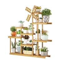 China Decorative Outdoor Plant Shelf, Planter Stands for Indoor Plants, Large Shelving Unit Courtyard Flower Rack Pot Holder for sale