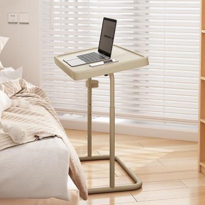 China Coffee Table, Computer Desk home movable adjustable Working Station with Wheel Sofa side Rack Bedroom Simple Dining for sale