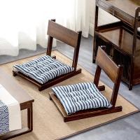 China Floor Chairs Japanese Tatami with Backrest Portable Footless Seating in Living Room Lazy for sale